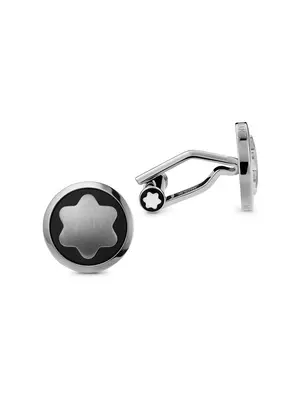 Montblanc Star Stainless Steel & Cufflinks