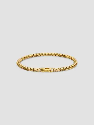 David Yurman Dy Bel Aire Chain Bracelet In 18k Yellow