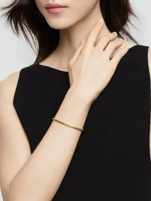 David Yurman Dy Bel Aire Chain Bracelet In 18k Yellow