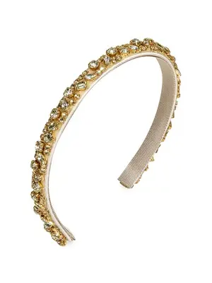 JENNIFER BEHR Essen -embellished Headband - Yellow