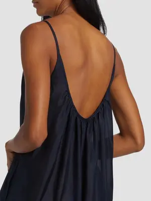 Pour Les Femmes Silk Charmeuse Jumpsuit