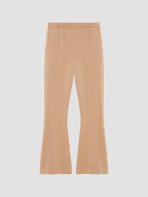 Theory Wool Knit Flared Leg Pants