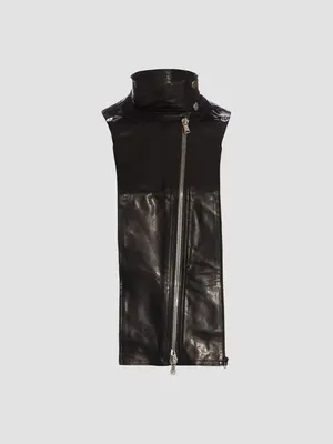 Veronica Beard Moto Leather Dickey