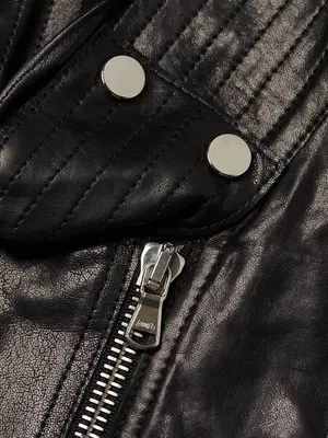 Veronica Beard Moto Leather Dickey