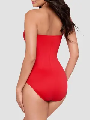 Miraclesuit Rock Solid Madrid One-piece Swimsuit - Poppy