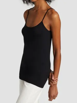 Majestic Filatures Classic Stretch Tank Top - Noir