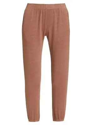 Monrow Supersoft Boyfriend Sweatpants - Dry Rose