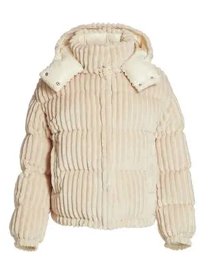 Moncler Daos Quilted Corduroy Jacket - Ivory