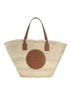 Tory Burch Women's Ella Straw Tote - Natural - Natural
