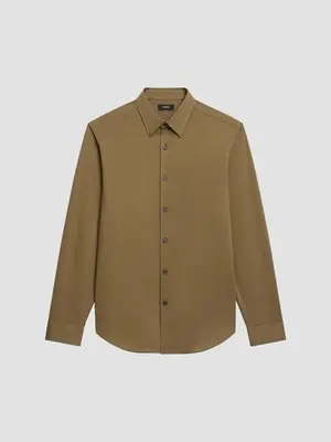 Theory Sylvain Structure Knit Shirt - Duffle