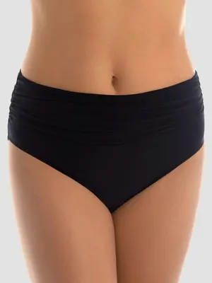 Magicsuit Jersey Shirred Briefs - Black