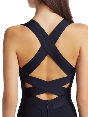 Herve Leger Icon Bandage Minidress