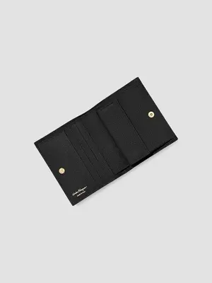 FERRAGAMO Gancini French Leather Wallet