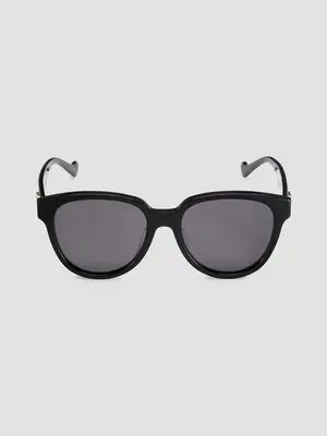 Gucci 53mm Round Oval Panthos Sunglasses