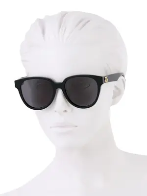 Gucci 53mm Round Oval Panthos Sunglasses