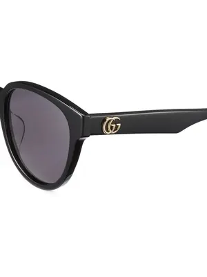 Gucci 53mm Round Oval Panthos Sunglasses