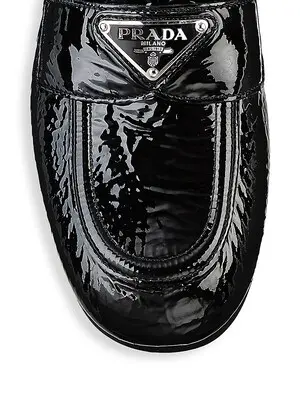 Prada Patent Leather Driving Loafers