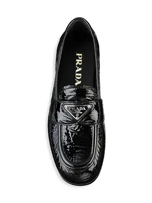 Prada Patent Leather Driving Loafers