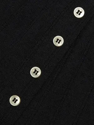 LESET Boxer Rib-knit Pants - Black