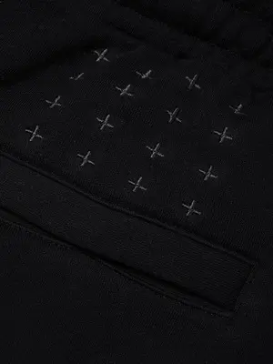 Ksubi 4 X 4 Lofi Track Regular-fit Cotton Shorts - Black