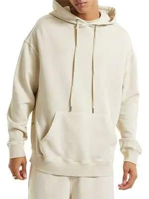 Ksubi 4 X 4 Kross Biggie Oversized Cotton Hoodie Tan