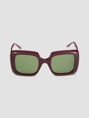 Gucci 52mm Rectangular Squared Sunglasses