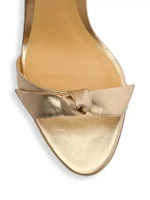 ALEXANDRE BIRMAN Clarita Metallic Leather Sandals