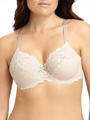 Chantelle Women's Rive Gauche Three-Part Cup Bra - Black  - Cappuccino