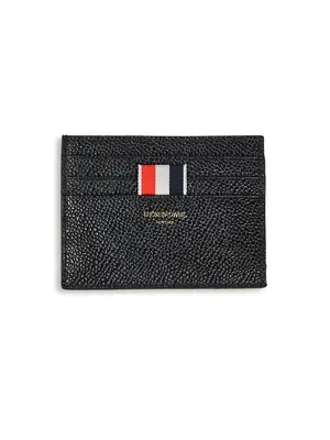 Thom Browne Pebble-grain Leather Card Holder