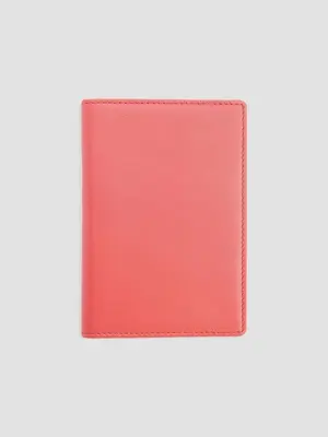 ROYCE NEW YORK Rfid-blocking Leather Passport Case - Red