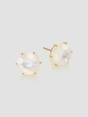 Ippolita Rock Candy 18k Yellow & Doublet Round Stud Earrings - Gold