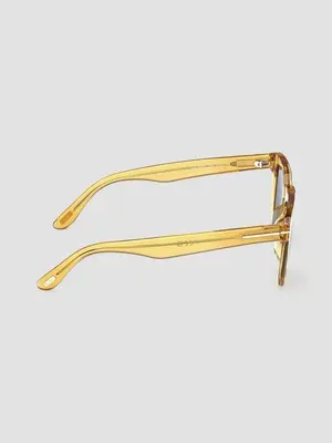 TOM FORD Dax 50mm Square Sunglasses - Yellow Grey