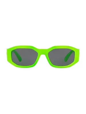 Versace 0ve4361 53mm Hexagon Sunglasses Green