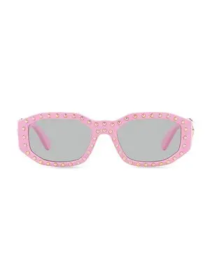 Versace 0ve4361 53mm Hexagon Sunglasses Pink