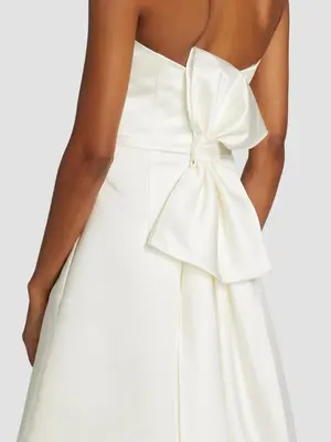 Amsale Duchesse Satin Strapless Dress