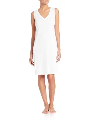 Hanro Pure Essence Tank Nighgown - Blue Glow