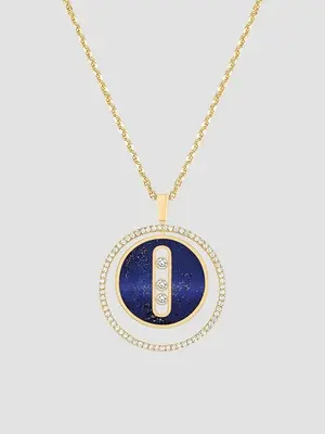 Messika Lucky Move 18k Yellow & Diamond Pendant Necklace - Gold