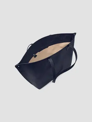 Akris Ai Leather Tote - Denim