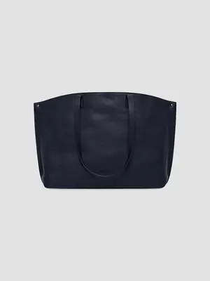 Akris Ai Leather Tote - Denim