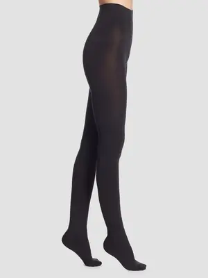 Wolford Ind. 100 Leg Support Opaque Tights - Black