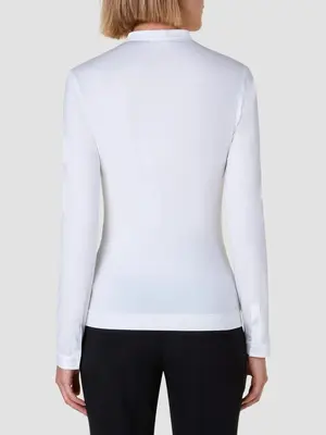 Akris Elets Poplin Blouse - White