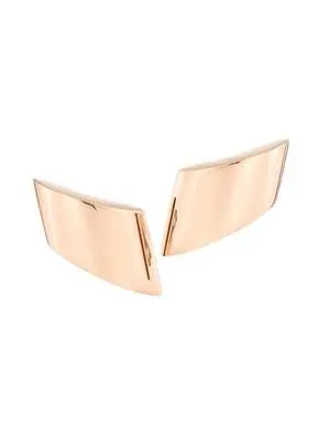 Vhernier Vague 18k Clip-on Earrings - Rose Gold