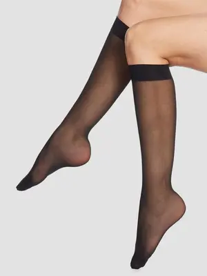 Wolford Individual 10 Sheer Knee Highs