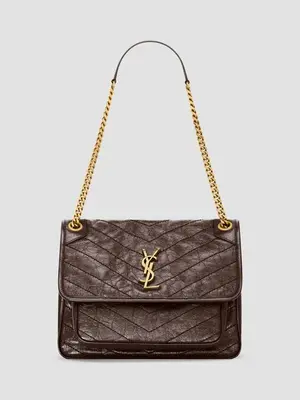 Saint Laurent Saint Laurent Niki Medium Shoulder Bag Arabica