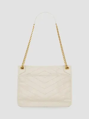 Saint Laurent Niki Shoulder Bag - White