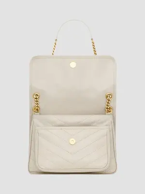 Saint Laurent Niki Shoulder Bag - White