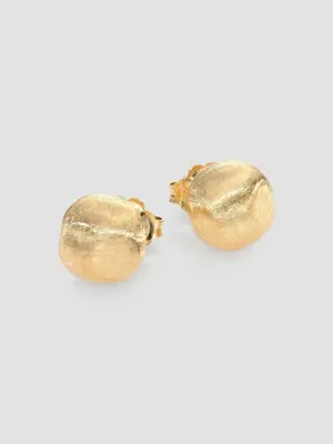 Marco Bicego 18k Yellow Ball Stud Earrings - Gold