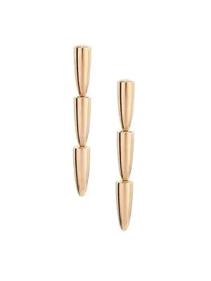Vhernier Calla 18k Clip-on Drop Earrings
