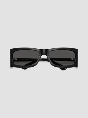 Prada 56mm Rectangular Sunglasses