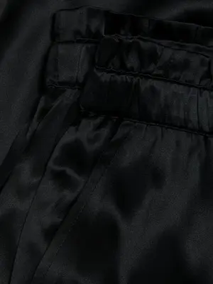 Cami Nyc Car Silk Charmeuse Cargo Pants - Black